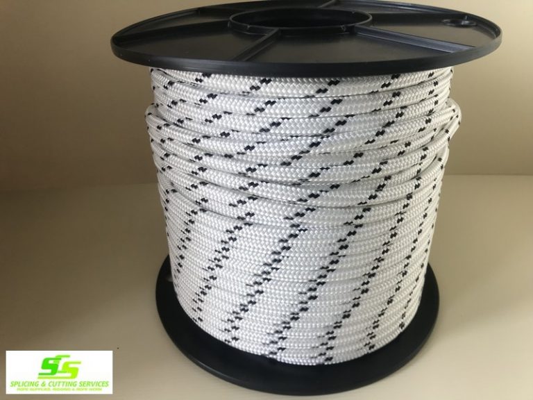 Sailing Rope Double Braid Polyester 8mm x 100m - Splicing & Cutting