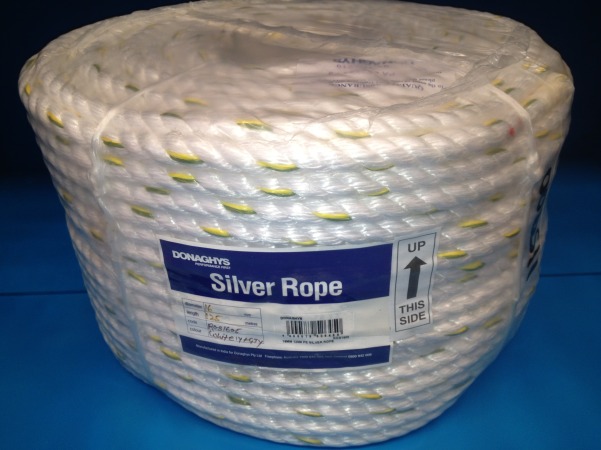 Polyethylene Silver Rope 24mm x 125m Coil - Splicing & Cutting