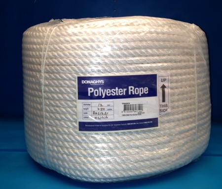 POLYESTER ROPE 12mm x 250m COIL - Splicing & Cutting