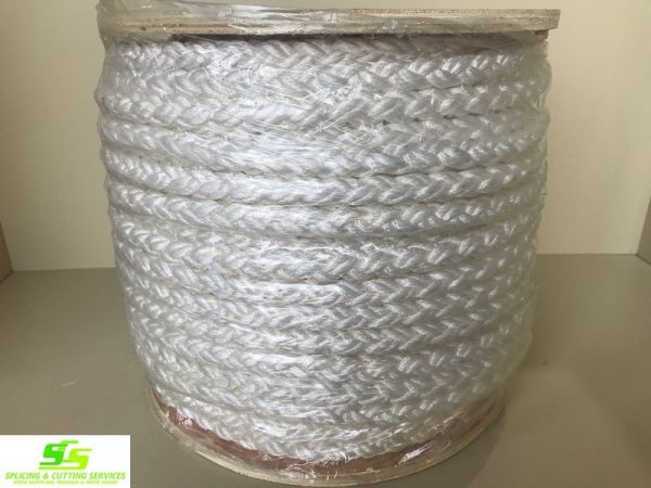 NYLON ROPE 14mm x 100m COIL 8 STRAND PLAITED - Splicing & Cutting