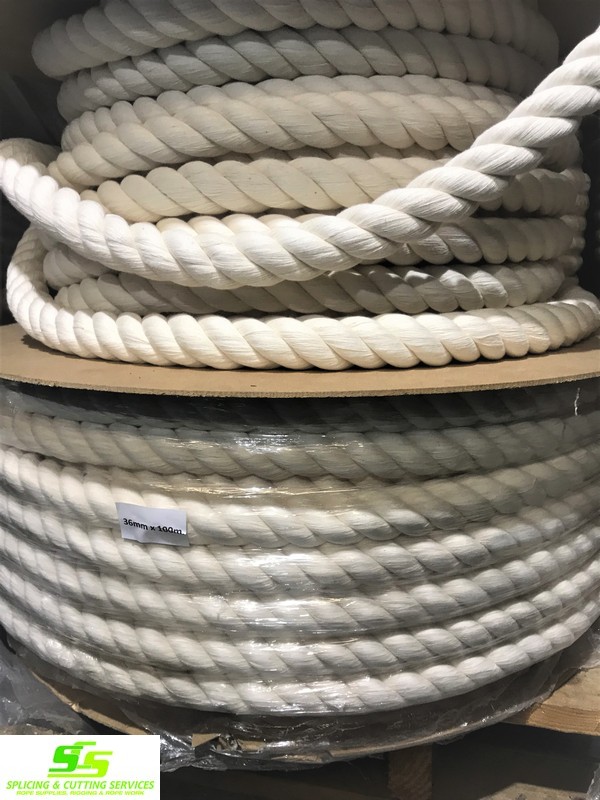 COTTON ROPE 40mm - Splicing & Cutting